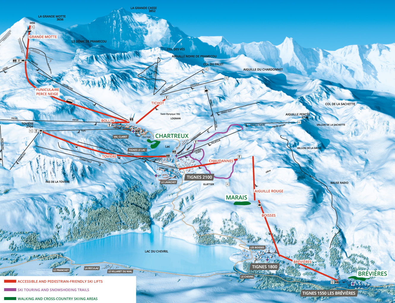 winter lifts for pedestrian