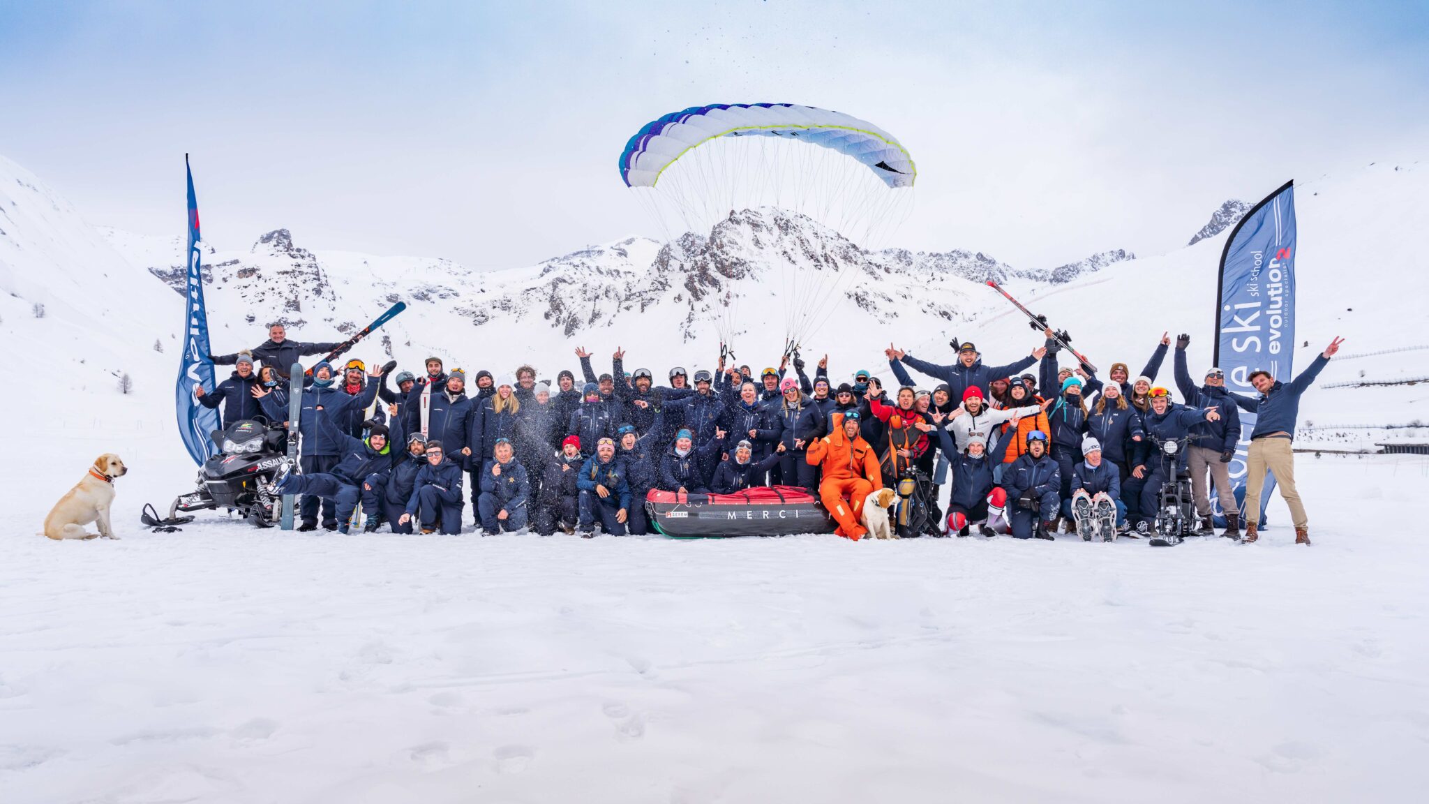 Evolution 2 le lac Hors Glisse - Tignes